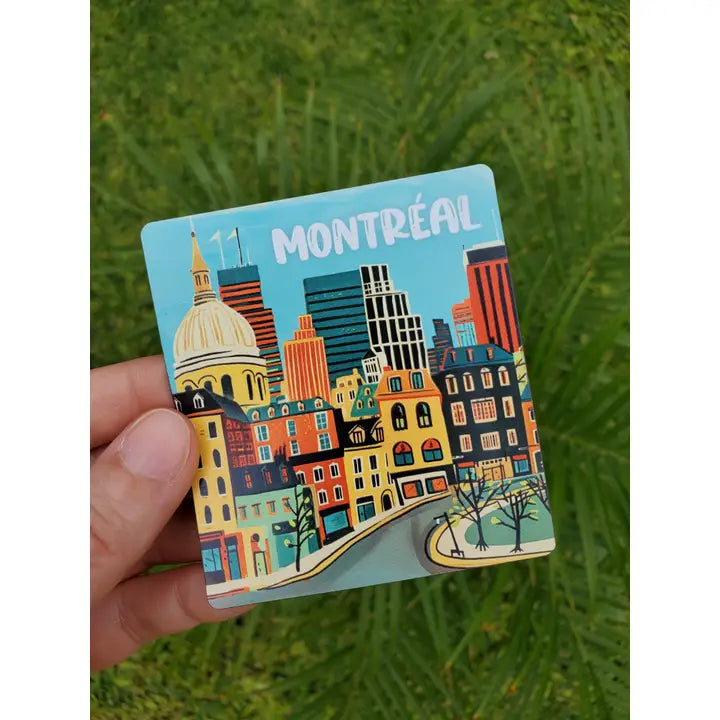 Autocollant en Vinyle Urbain de Montréal – KitschÀ l'Os... ou pas