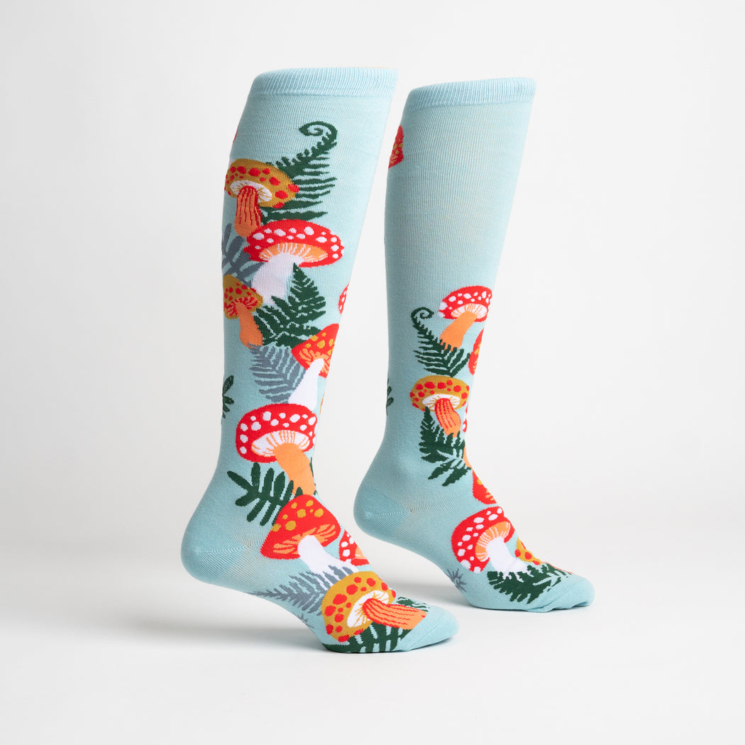 Bas "Wonderland Mushroom" pour dames hauteur genoux – KitschÀ l'Os ...